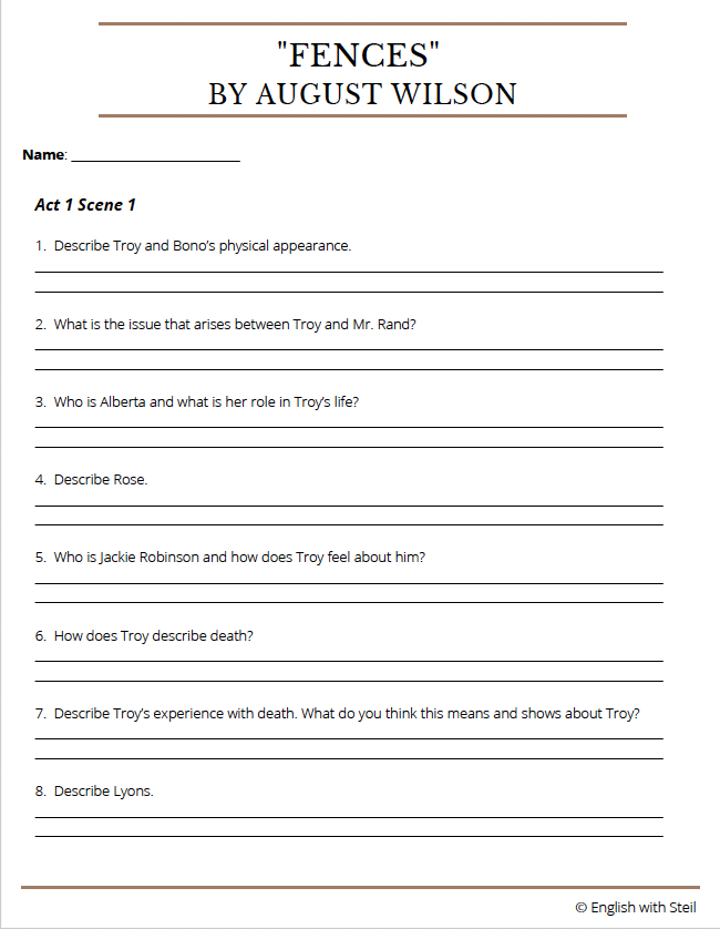 Super Simple Tips for Teaching 'Fences' - English with Steil
