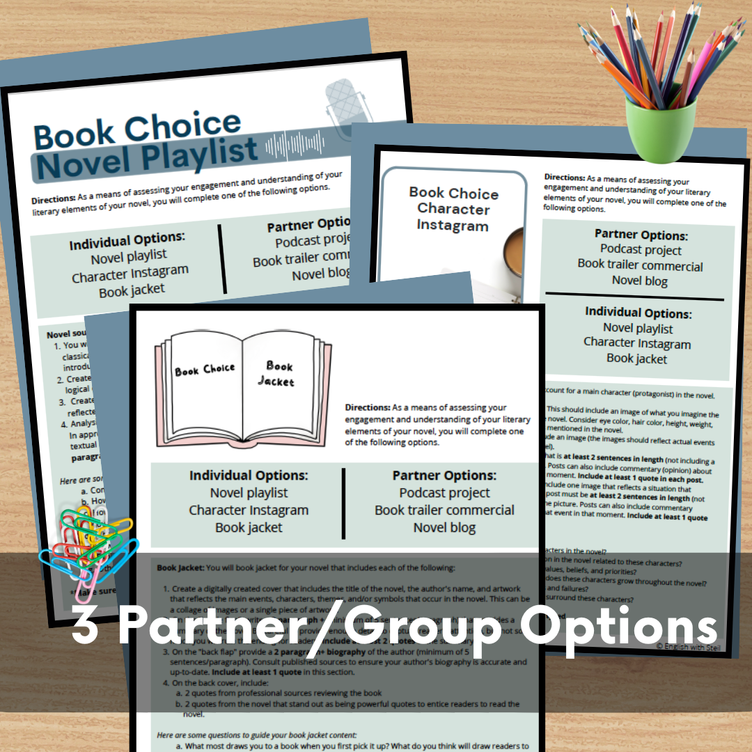 Engaging and Easy Book Club | Book Talk Assessments in a Snap ...