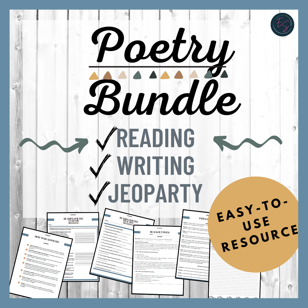 Teaching Poetry to Reluctant Students: Simple, Creative Ideas That ...