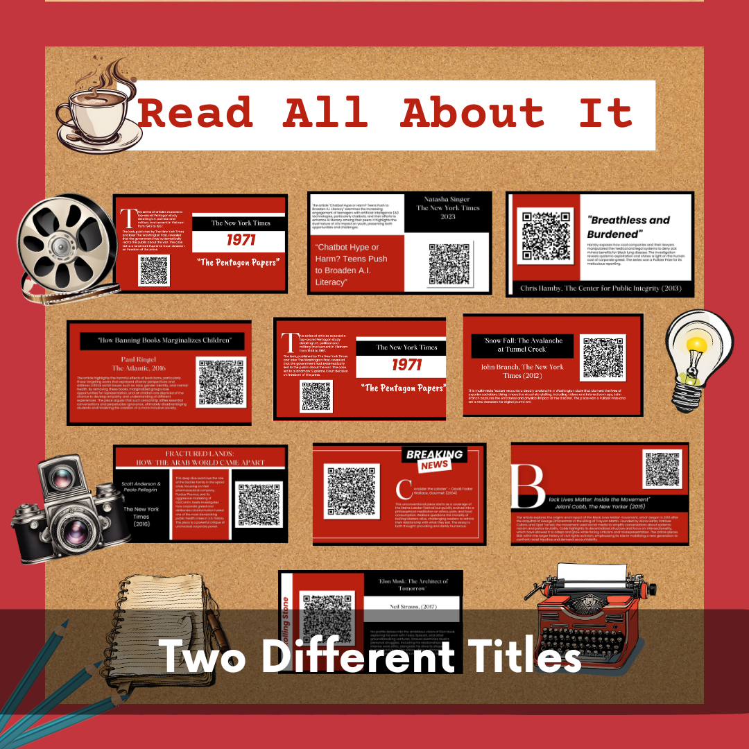 Journalism Bulletin Boards That Actually Engage Students - English with ...
